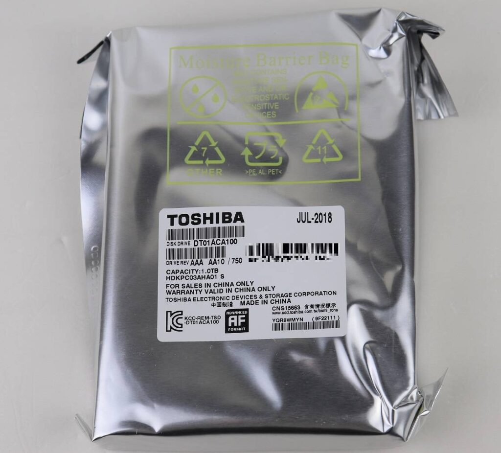 東芝Toshiba 1TB HDD硬碟 (DT01ACA100) – 開箱和評測 | UnbxTech HK